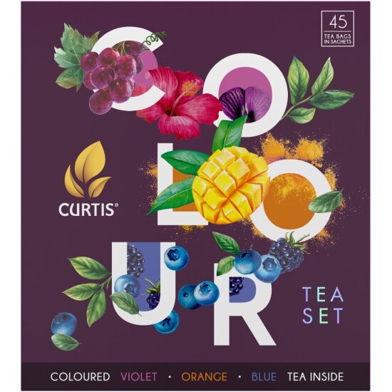 Чай ассорти Curtis Colour Tea Set 9 вкусов 45 саше