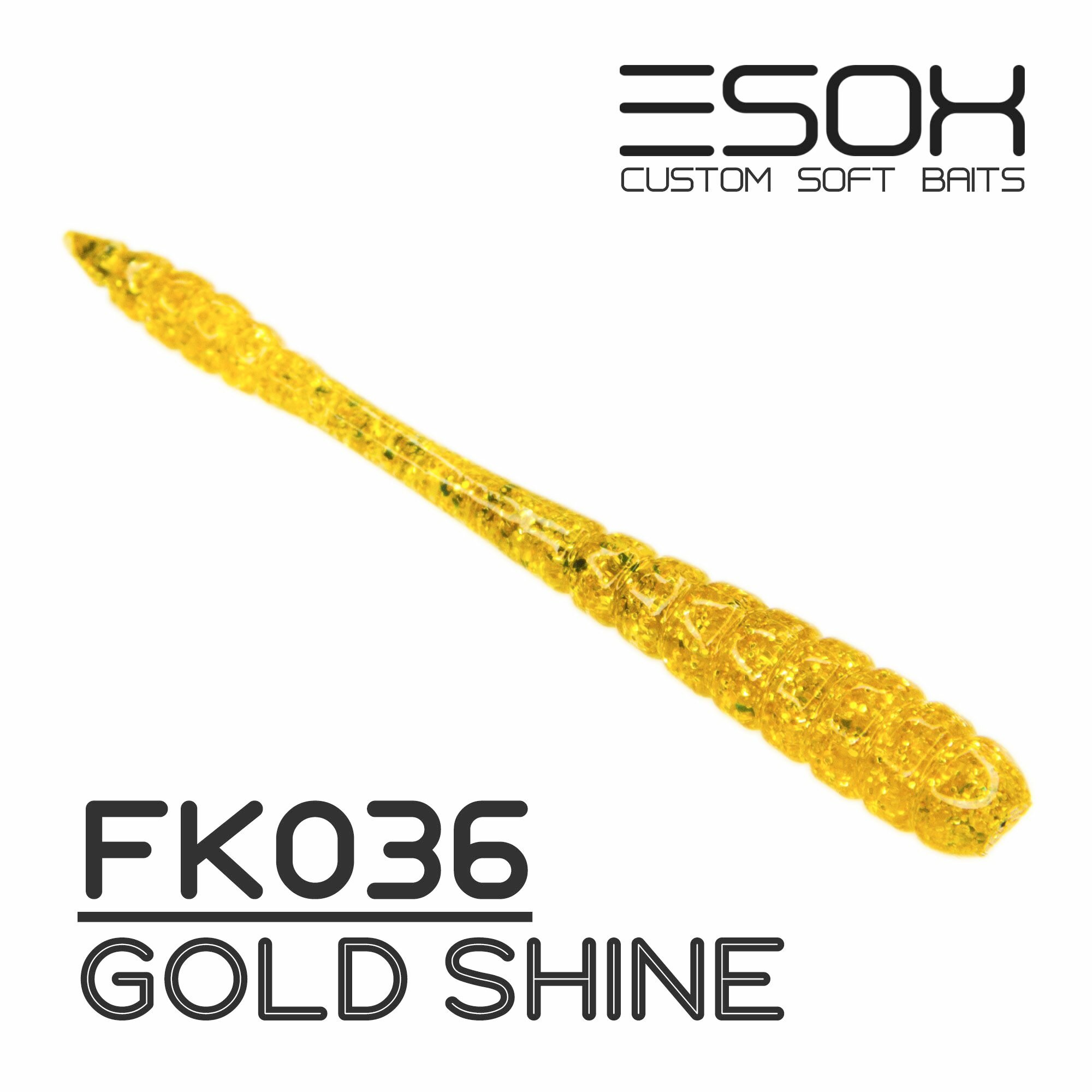 Мягкая приманка для рыбалки ESOX FK Worm 2" (51мм) 10шт.