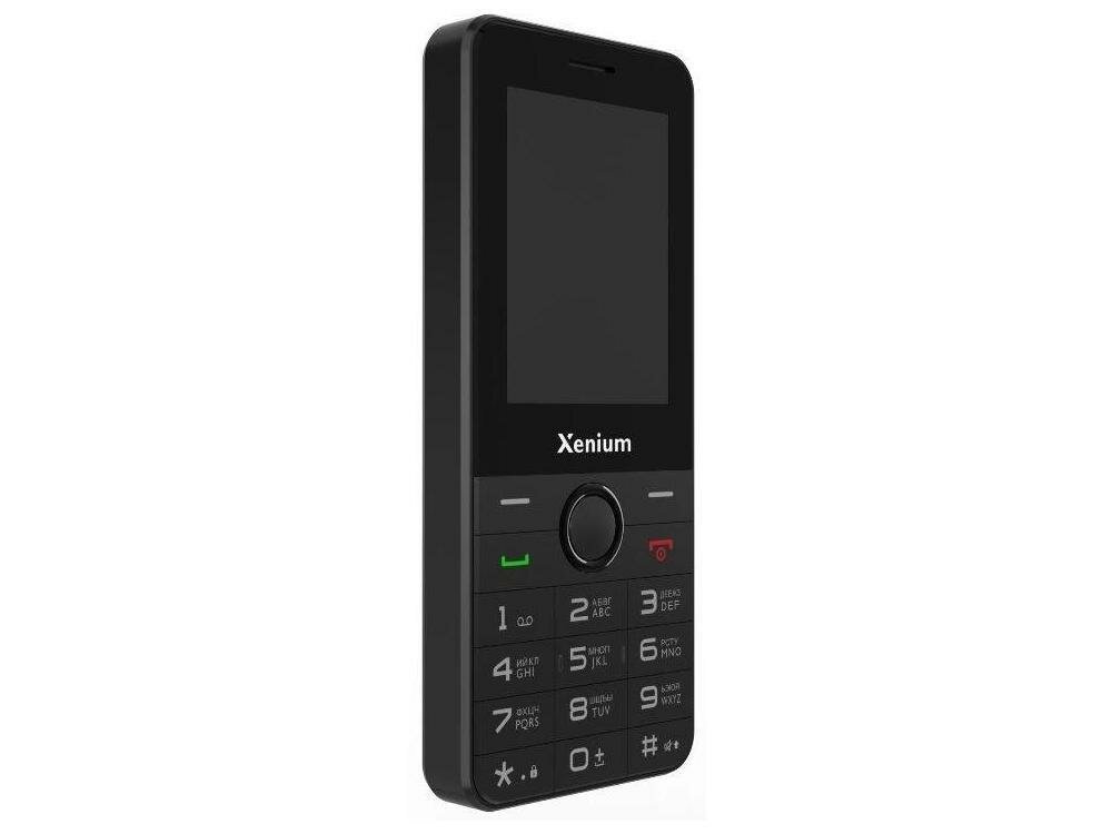 Мобильный телефон XENIUM X240 черный моноблок 2Sim 2.4 240x320 Nucleus 0.3Mpix GSM900/1800 MP3 FM microSD max32Gb