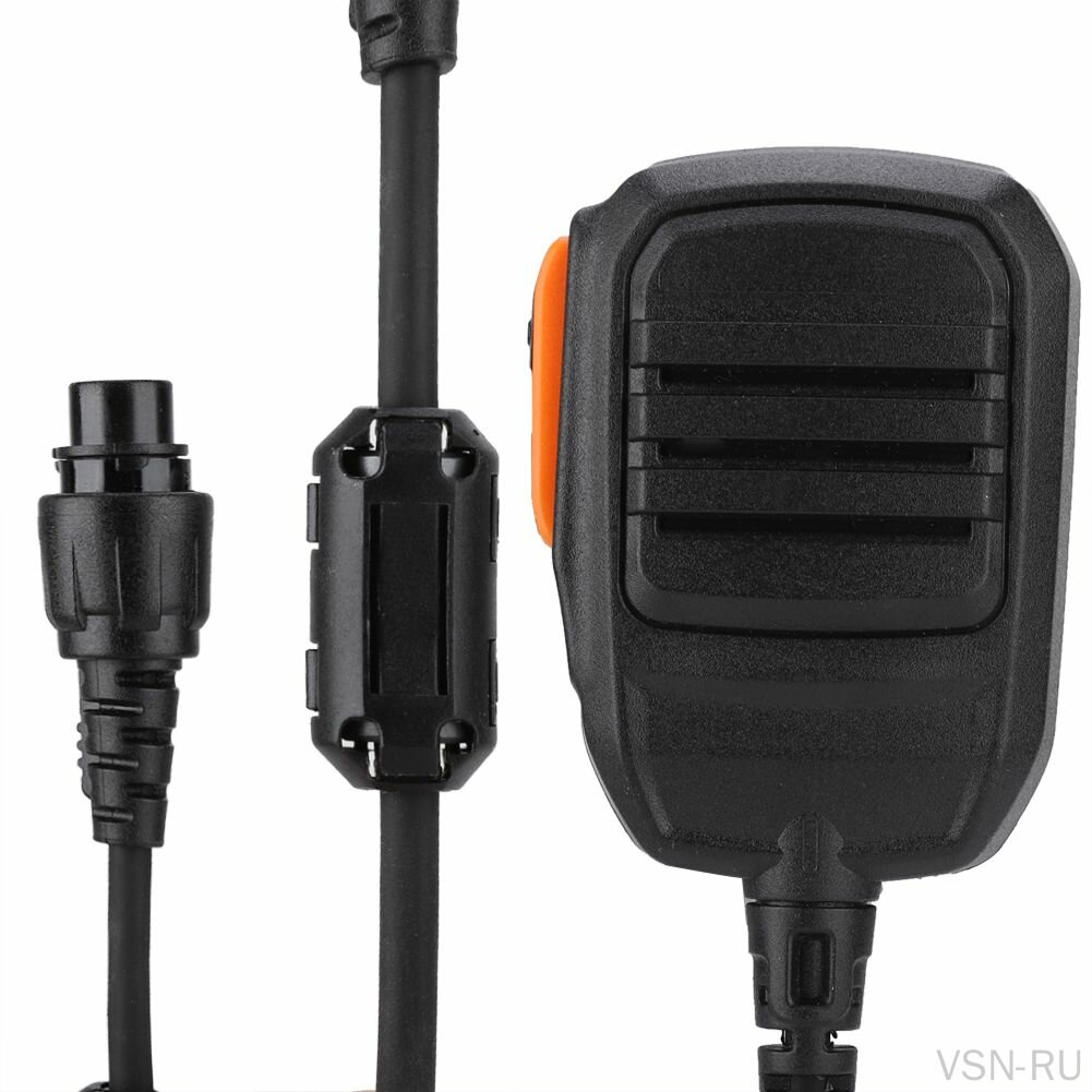 Динамик-микрофон для автомобильной радиостанции рации Hytera HYT MD780, MD780G, MD78XG, MD782, MD785, MD788G, RD620, RD960, RD965, RD980, RD982, RD985, MT680 черного цвета модель SM16A1