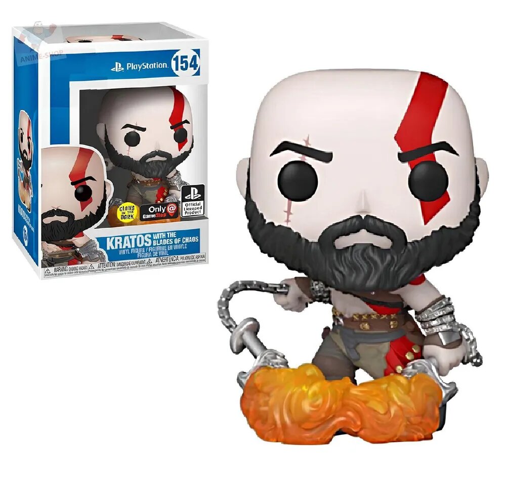 Фигурка Бог войны Кратос с клинком хаоса / God of War: Kratos with the Blade of Chaos (10см) #154