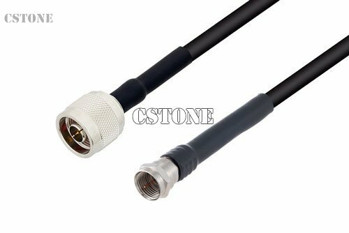 75 Ohm N штыревой к 75 Ом F штыревой кабель используя 75 Ом RG59 коаксиальный с термоусадкой