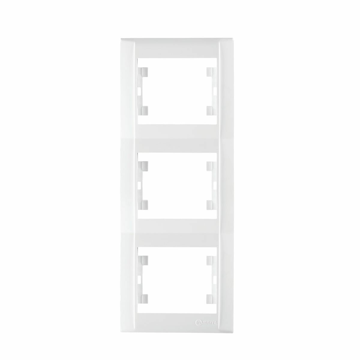 Рамка MAKEL 3-м Defne вертикальная белая 42001708 1шт