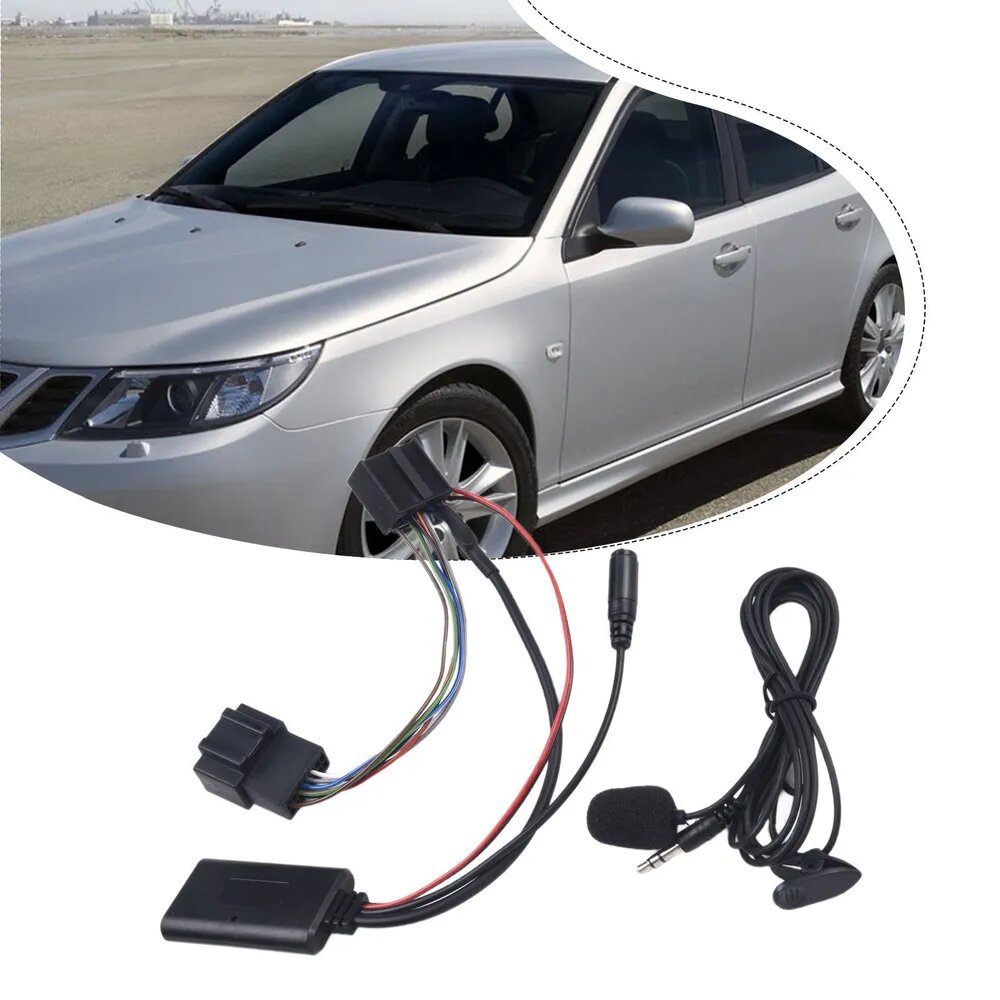 Bt music handfree phone mp3 aux in адаптер кабельный модуль для Saab 9-3 9-5
