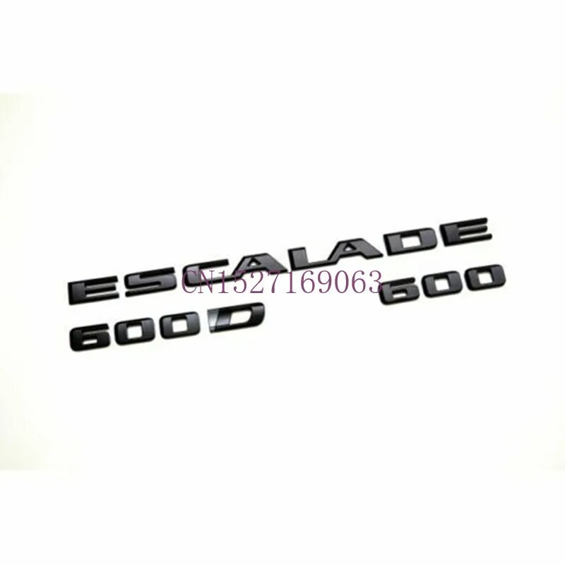 3D эмблема на Escalade 600 2021-2022, glossy black