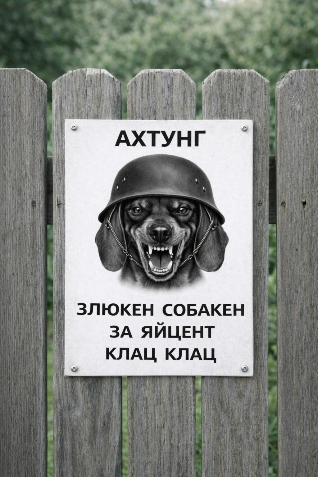 Информационная табличка "Такса" 200x150 мм из пластика 3 мм (Ф)