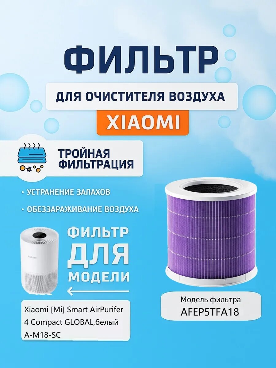 Очиститель воздуха фильтры Air Smart Purifier 4 Compact Pro
