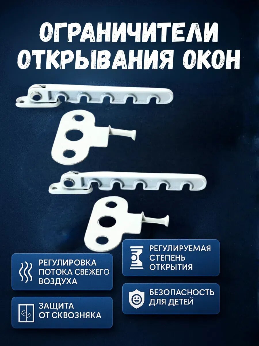 Ограничитель для окон металлический