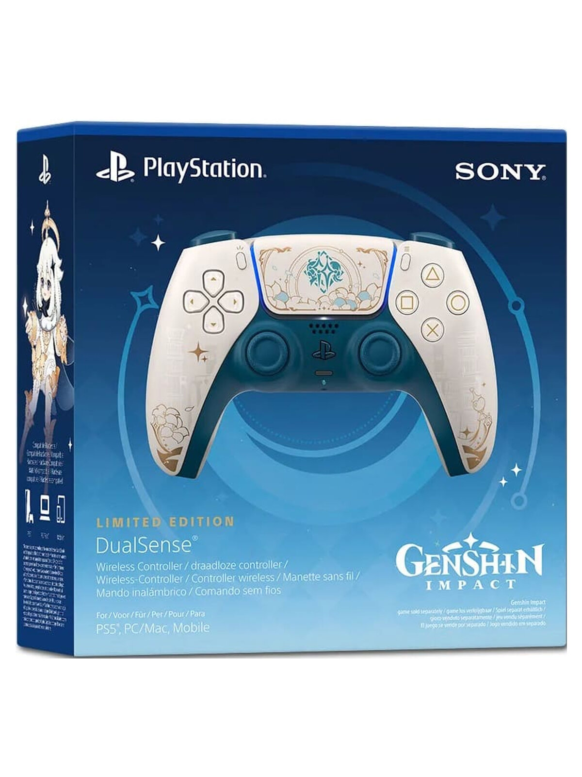 Геймпад беспроводной Sony DualSense "Genshin Impact Limited Edition" Wireless Controller (Для PS5/PlayStation 5)