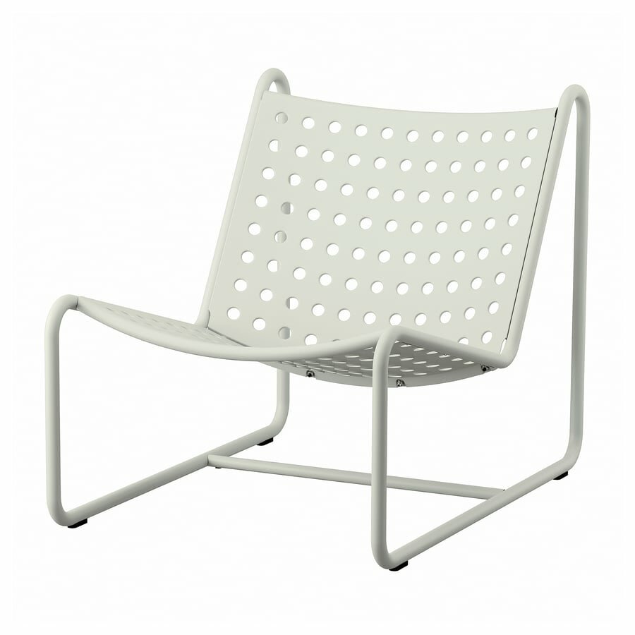 Стул IKEA SKOGSON, цвет светло-серый 71x62 см 805.694.65