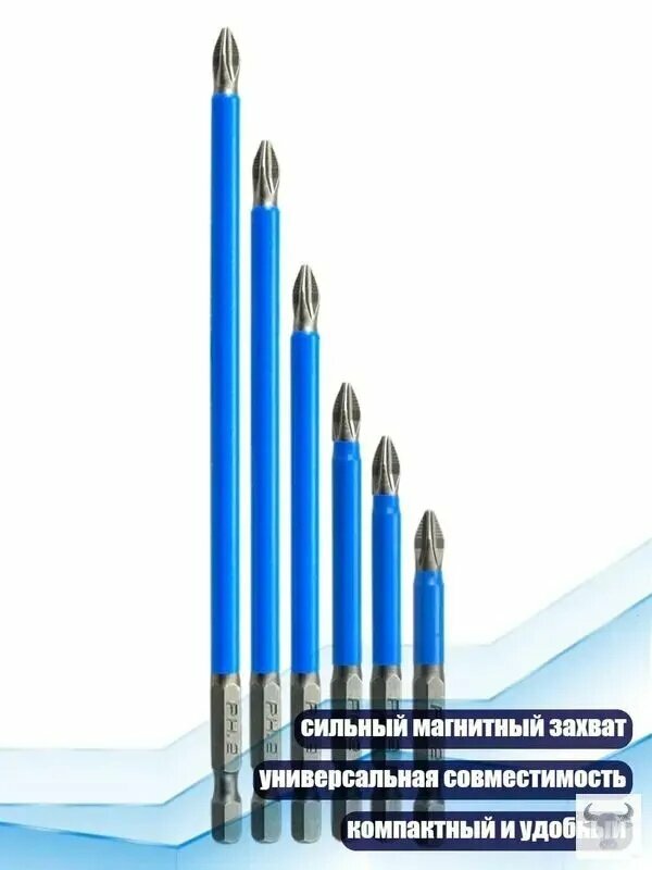 Стабильный набор бит для отвертки из легированной стали, для электроинструментов, для DIY
