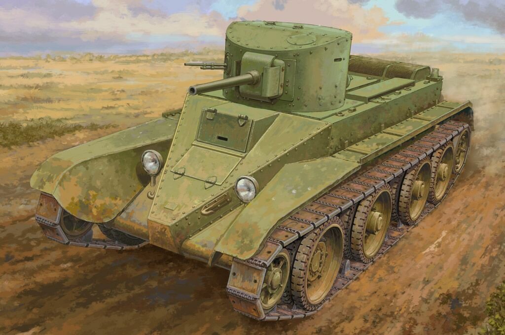 84515 Советский танк БТ-2 (средний) - 1/35