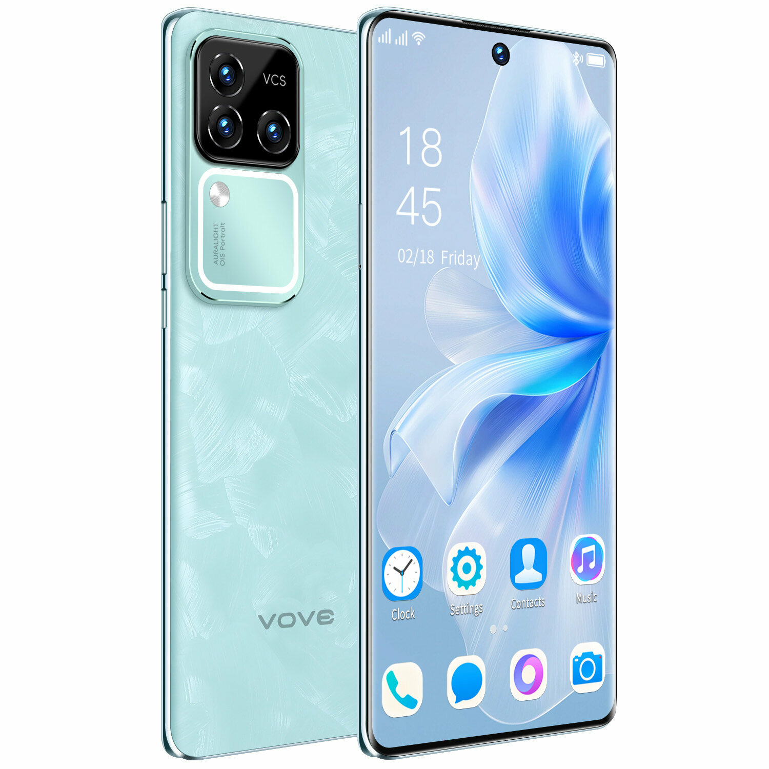 Безрамочный смартфон S18 Pro, экран 6,78", 16+1024 ГБ, 5000 мАч, 5G, Android 14, поддержка SD-карт