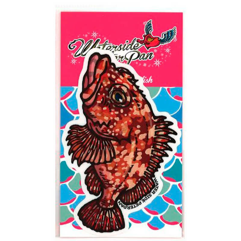 Наклейка рыболовная Waterside Peterpan Sticker L #Scorpion Fish