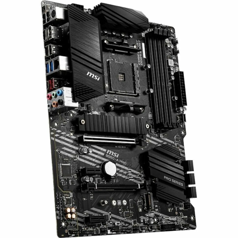 Материнская плата MSI B550-A PRO AMD B550 sAM4, 4xDDR4, ATX, 2327073