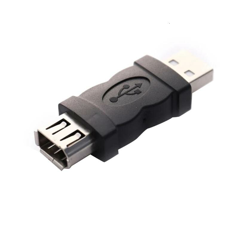 Адаптер IEEE 1394 (6-контактный гнездовой) — USB 2.0 (мужской), Черный