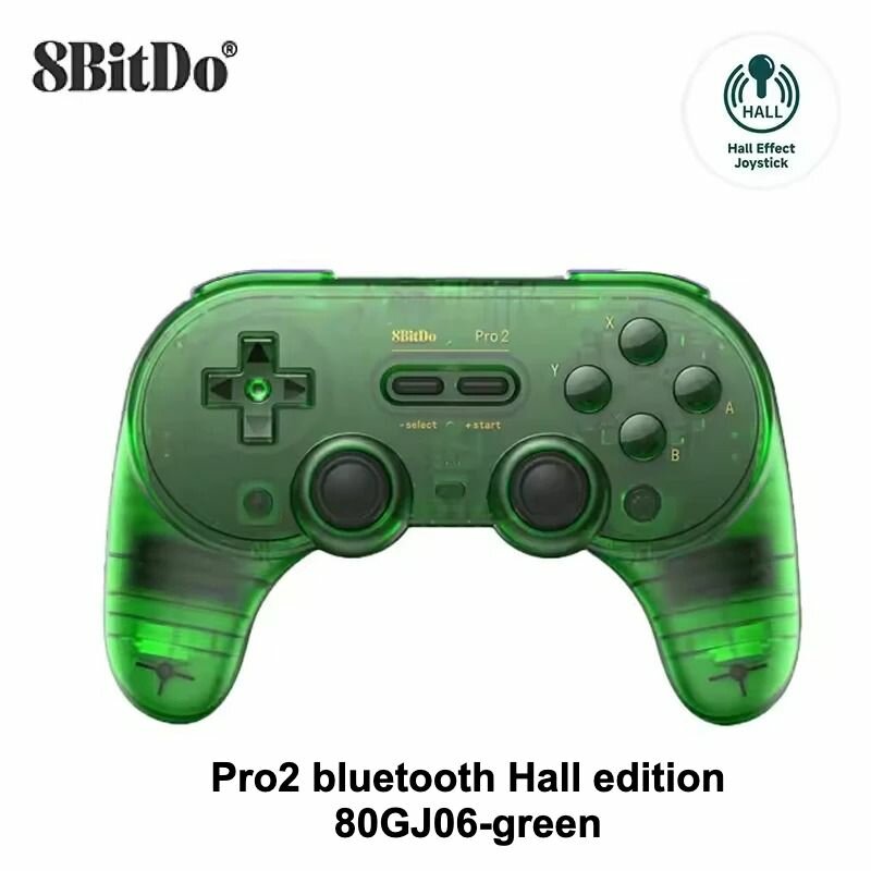 8BitDo Pro 2 Bluetooth-геймпад с джойстиком с эффектом Холла для Nintendo Switch, ПК, macOS, Android, Steam