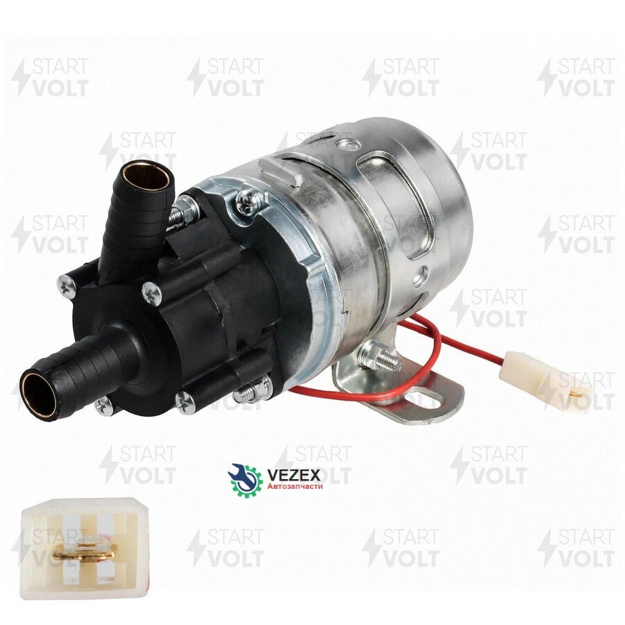 STARTVOLT VPM03245 насос отопителя доп. электр! 16мм, 24В \ ГАЗ-3308, МАЗ-5516/6422, КамАЗ-6540, ЗИЛ-4331