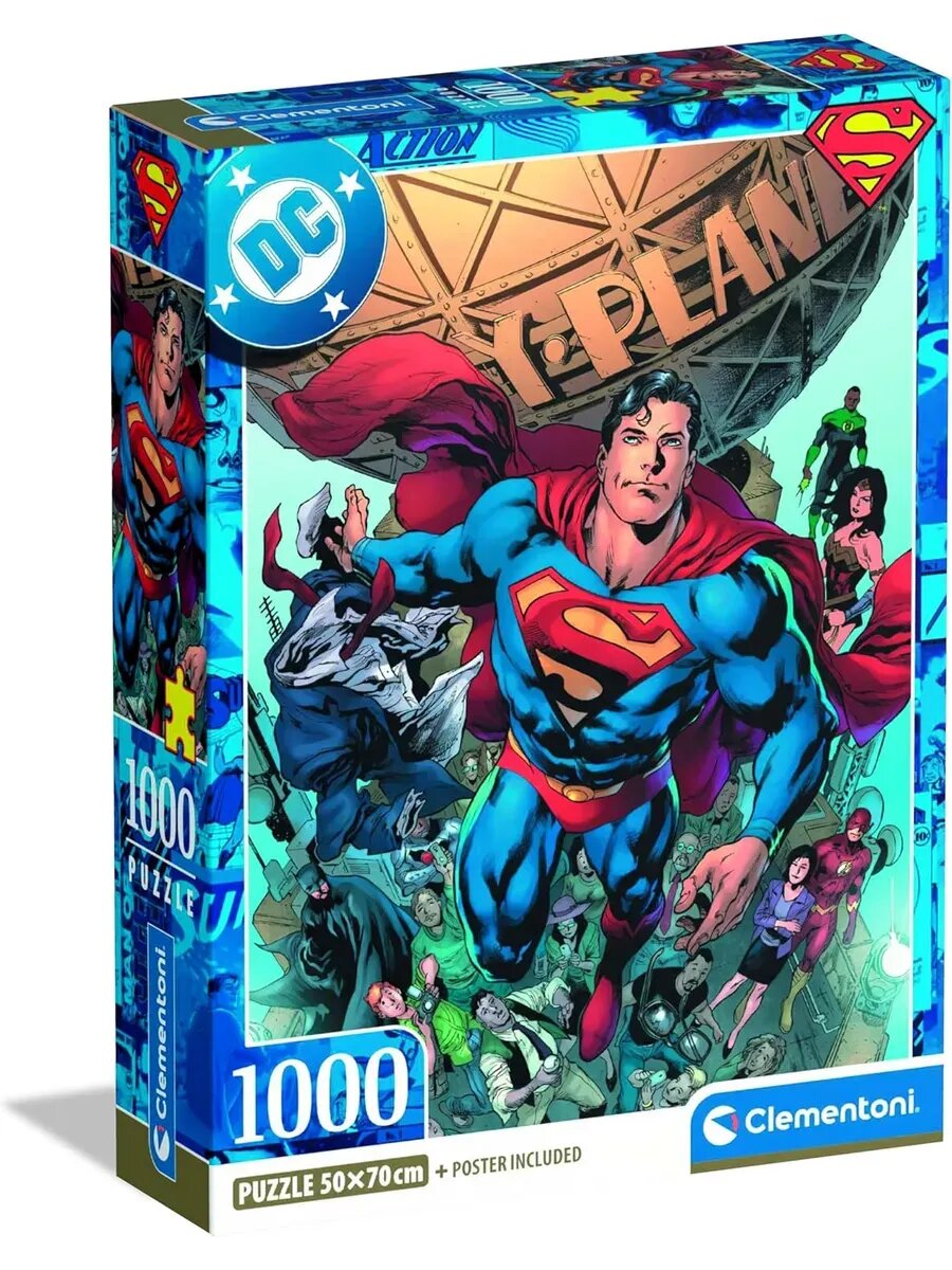 Пазл Супермэн - 1, 1000 деталей CB