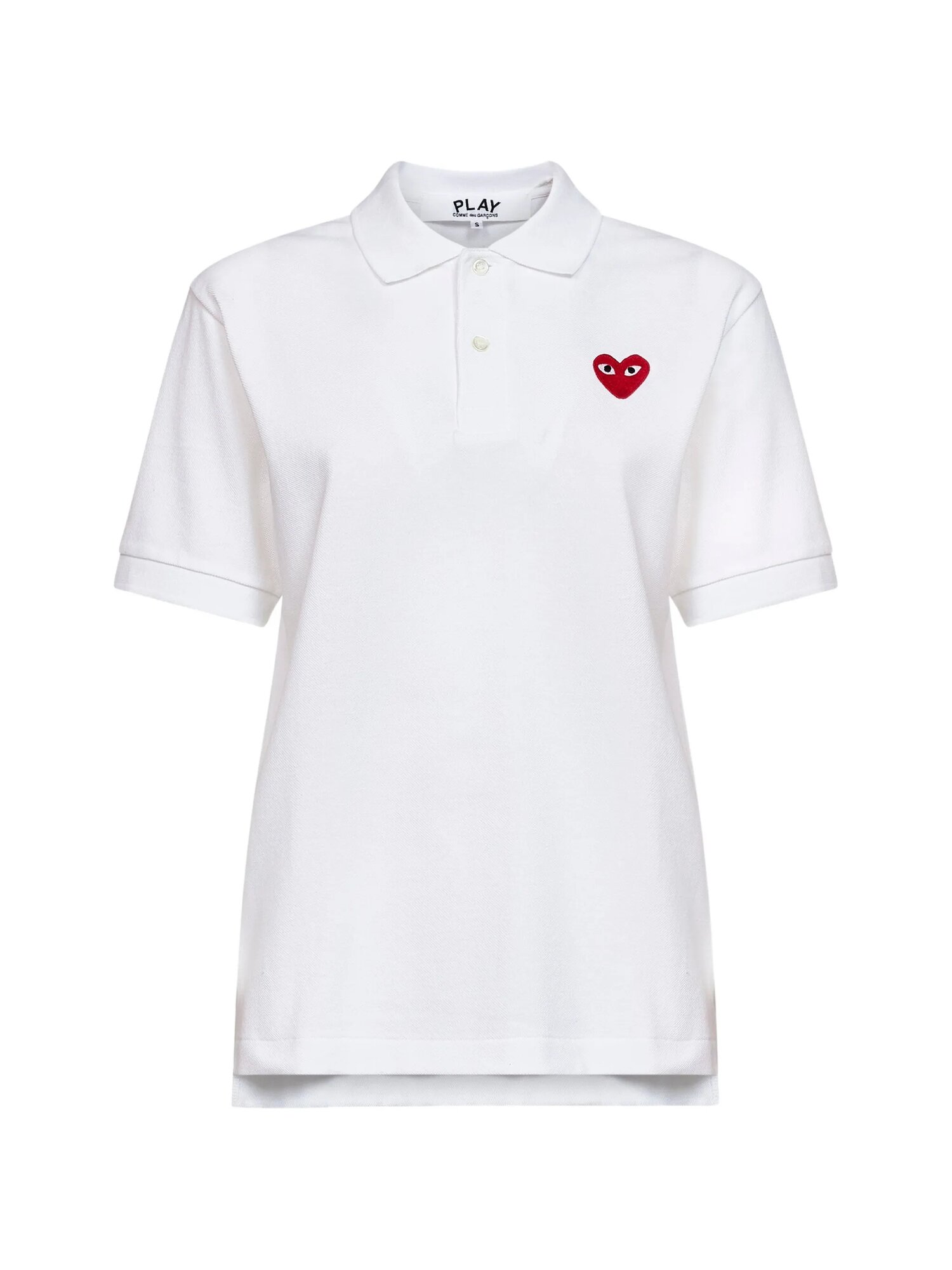 Рубашка Embroidered-heart polo shirt