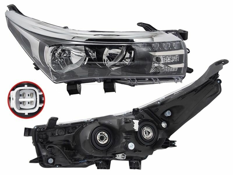 Фара SAT ST-212-11Y1R-LDEM2U Toyota Corolla E180 12-16 справа/ Галоген/ Ручная регулировка