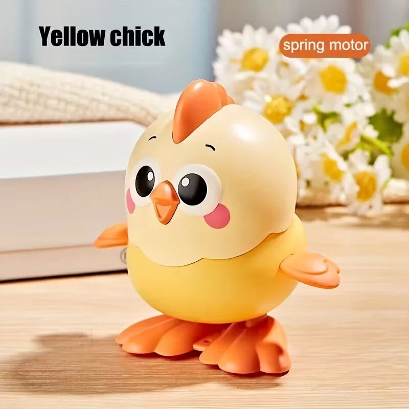Заводная игрушка-курицы для детей 4-6 лет Желтый, YELLOW