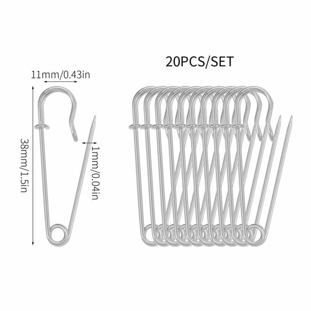 OEMOO Металлические булавки 20 шт. 50X1.5mm-20pcs