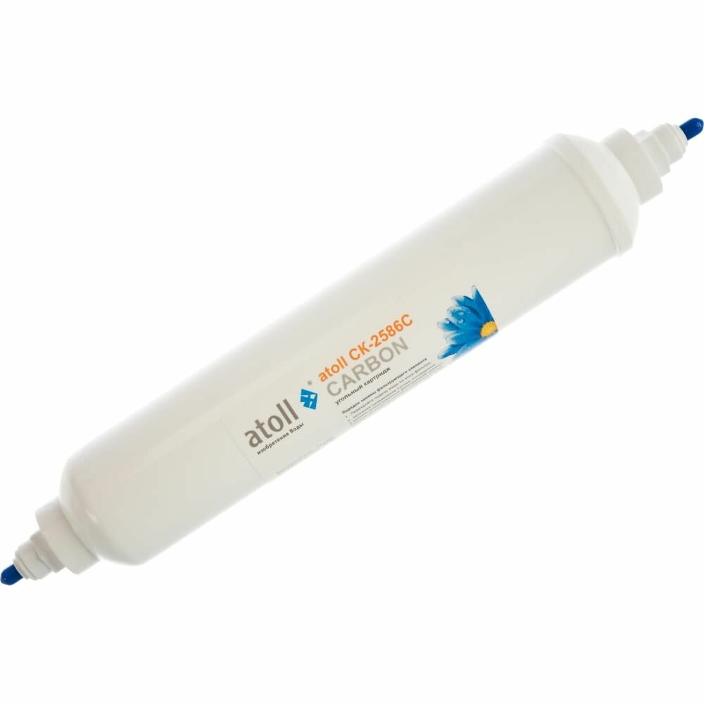 Угольный постфильтр Atoll Inline CK-2586C (2"x10"-1/4") ATECRT001