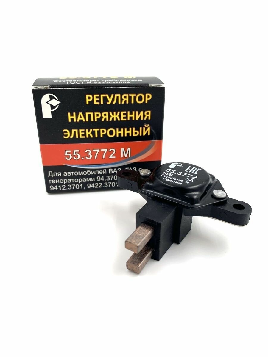 Регулятор напряжения для а/м Шевроле Нива, Газель - Ромб арт. 55.3772M