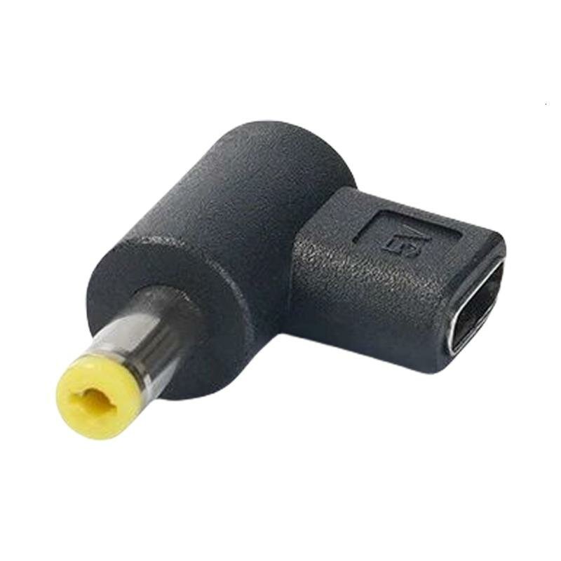 Кабель питания 5.5x2.5 мм — USB Type-C (мама), 4.8x1.7 мм