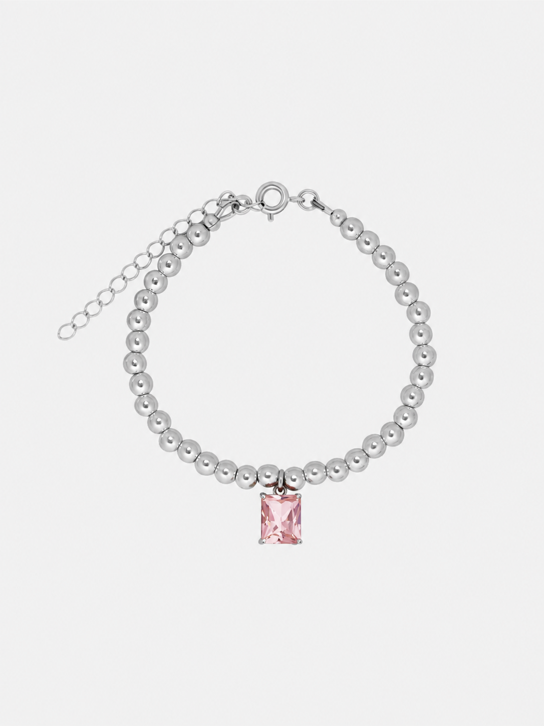 Браслет, кристалл, кристаллы Swarovski, гематит