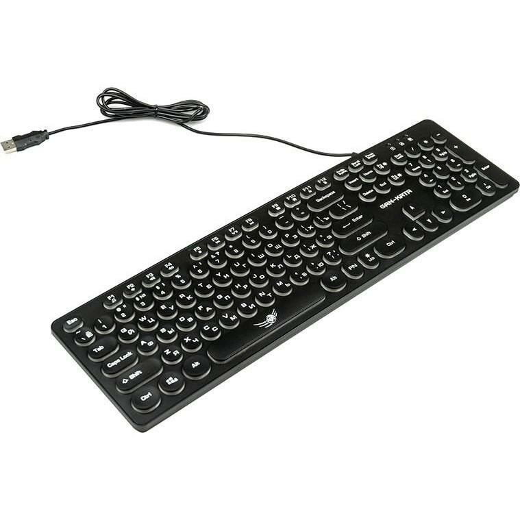 Клавиатура проводная Dialog KGK-16U игровая черная USB