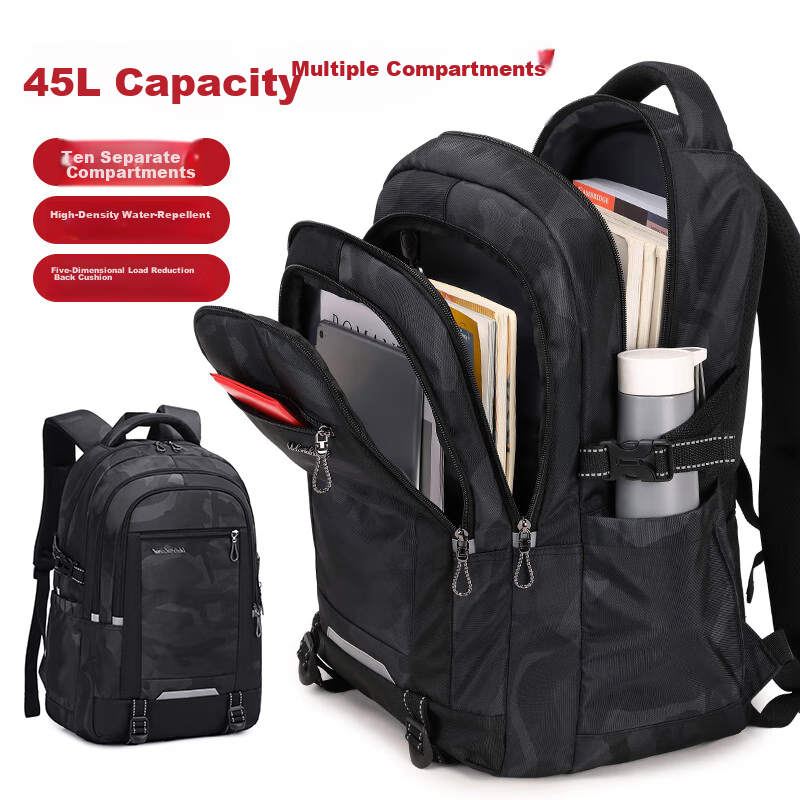 VICTORIATOURIST Backpack for Middle School Boys, Lightweight High School And College Students, Large Capacity Backpack, Travel Backpack S8088 Extra Large Version