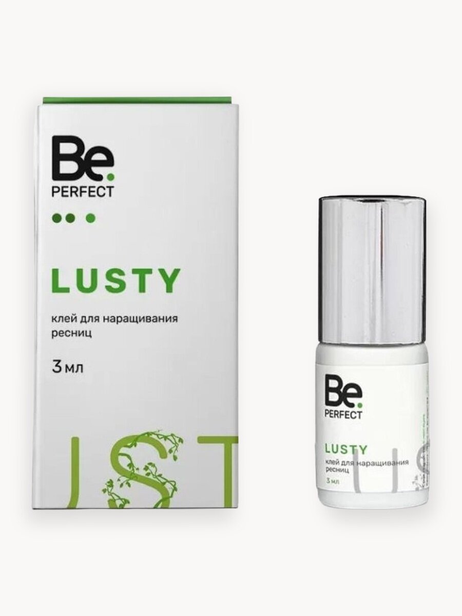 Клей для ресниц Be Perfect "Lusty" , для наращивания, 3мл, черный