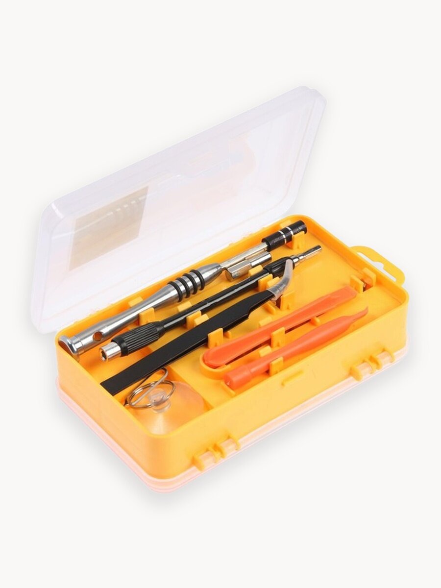 Набор для точных работ тундра, в кейсе, с адаптерами и магнитайзером, 111 предметов