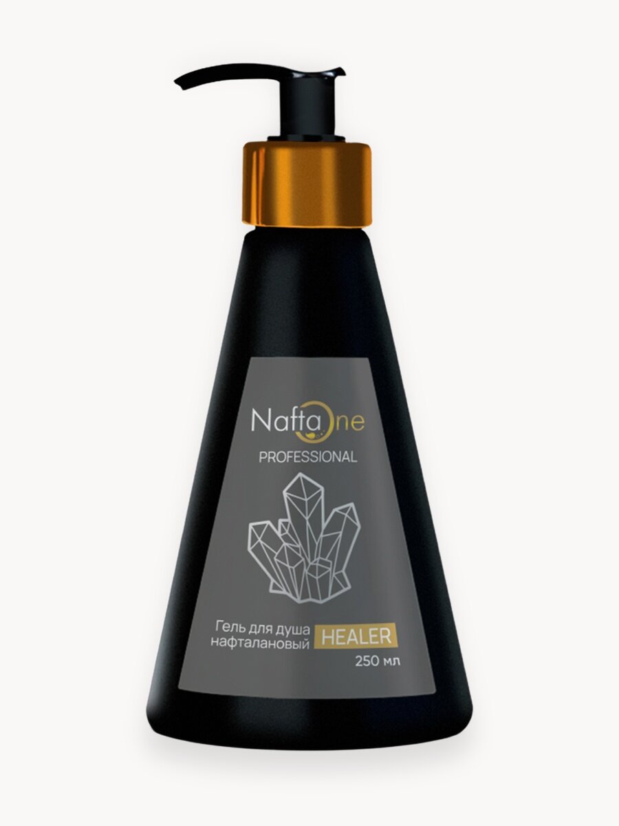Нафталановый гель для душа мужской, женский, парфюмированный, PROFESSIONAL HEALER, 250 мл, от проблемной кожи, псориаза, дерматита, трещин, экземы