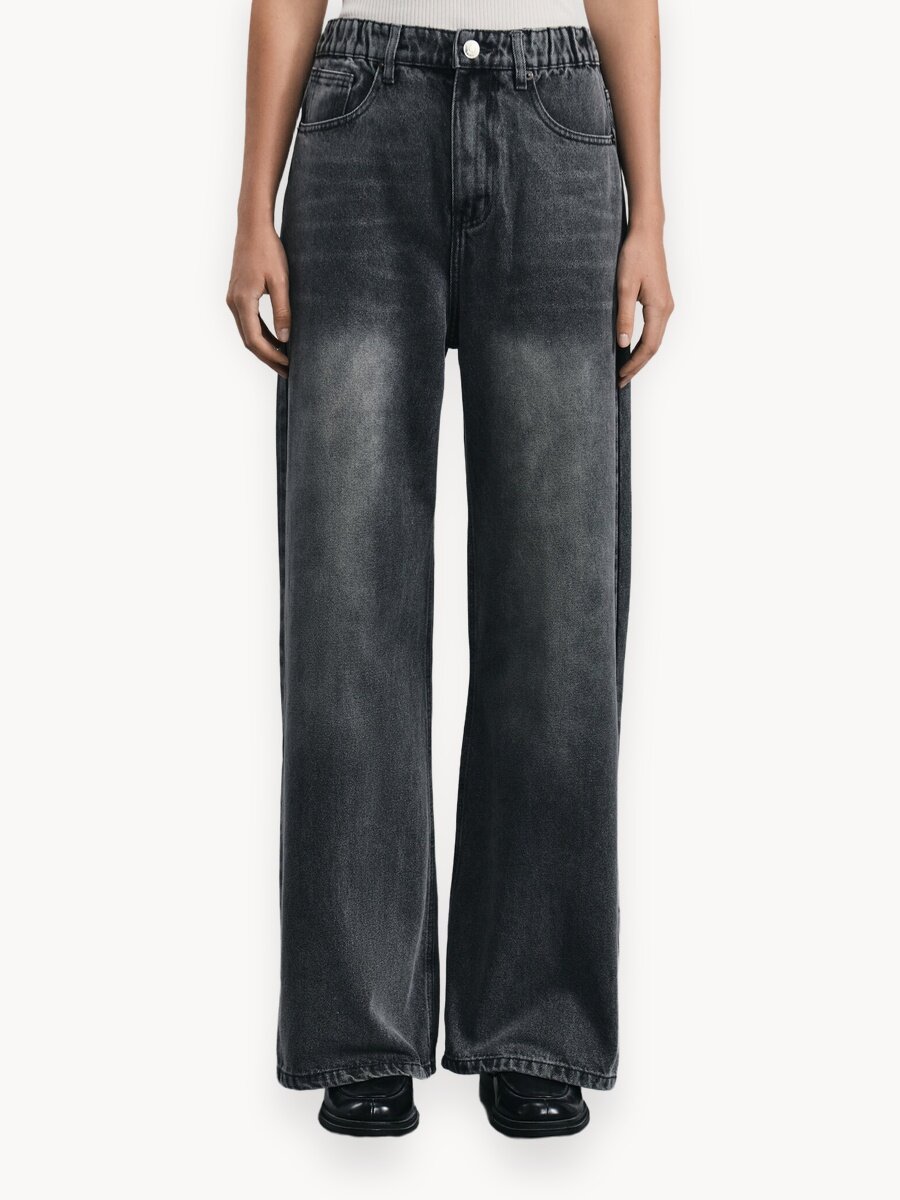 Джинсы широкие wide leg 