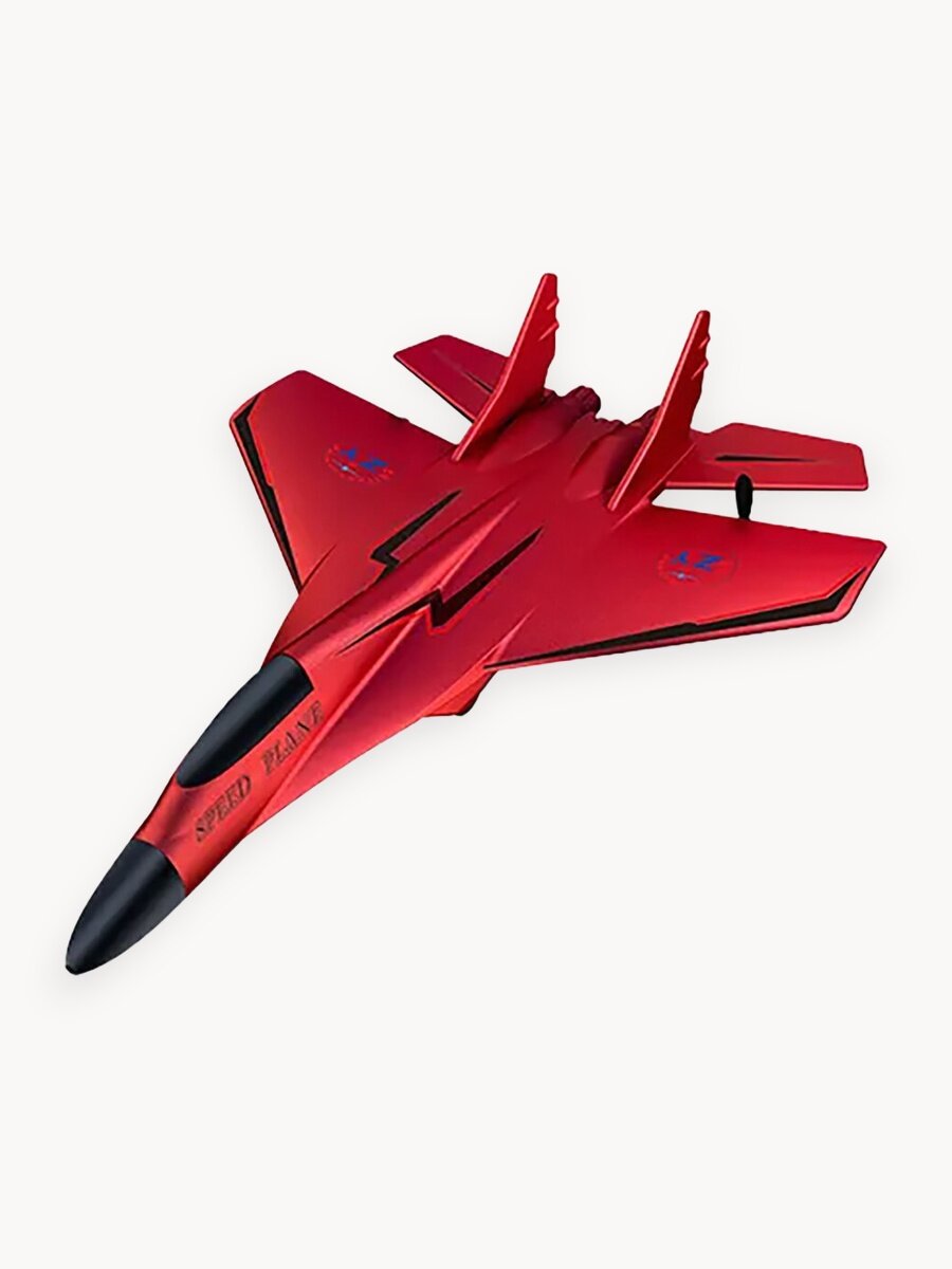 Радиоуправляемый самолет красный Good pilot с пультом управления