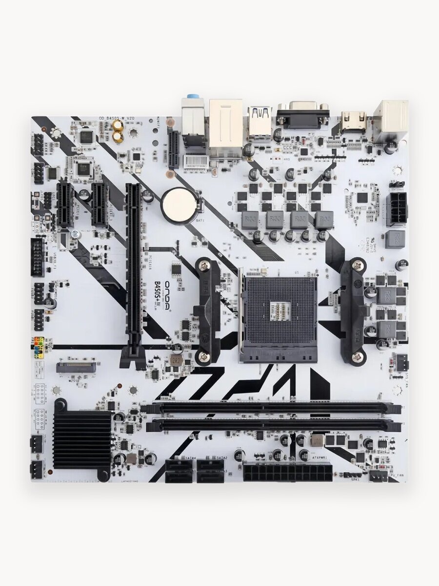 Комплект материнской платы AMD: B450 + RYZEN 5600X + DDR4 16Гб