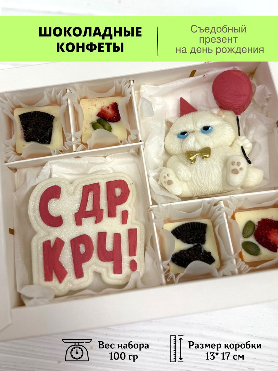 Шоколадные конфеты. Сладкий подарок на день рождения другу с приколом.
