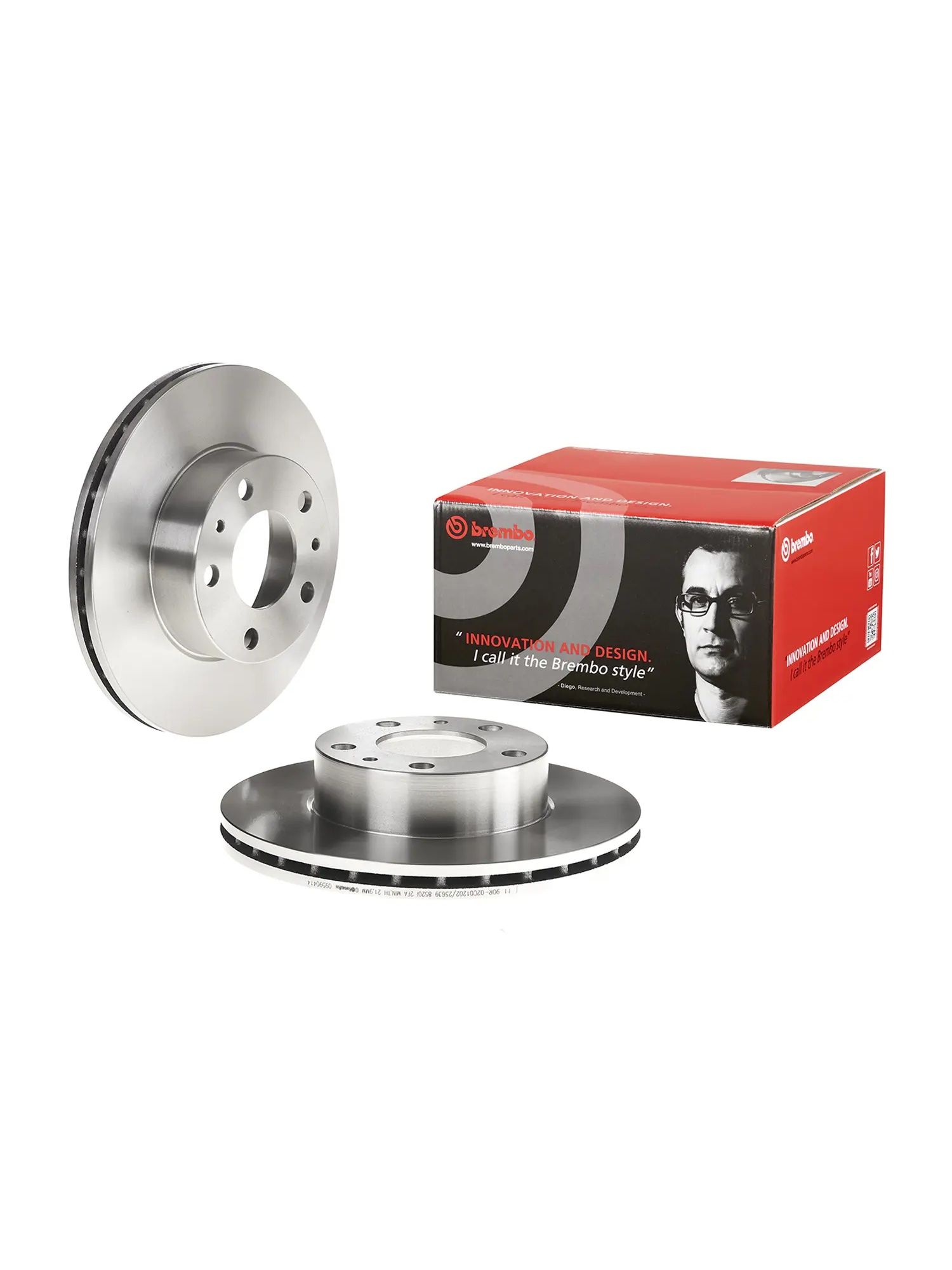 Диск тормозной вентилируемый BREMBO (09.5904.14) Prime Standard