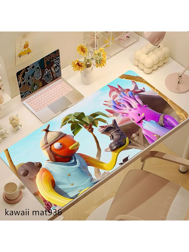 Коврик для мыши kawaii mat936 Fortnite, нескользящий, 40 см x 90 см