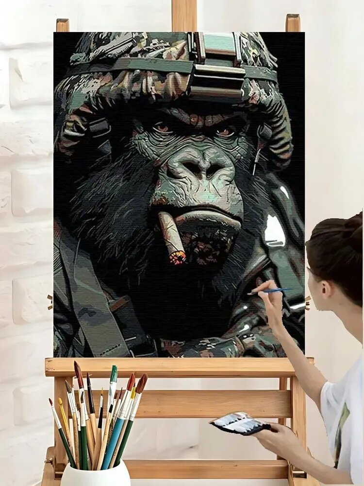 Картина по номерам Военные 40x50cm