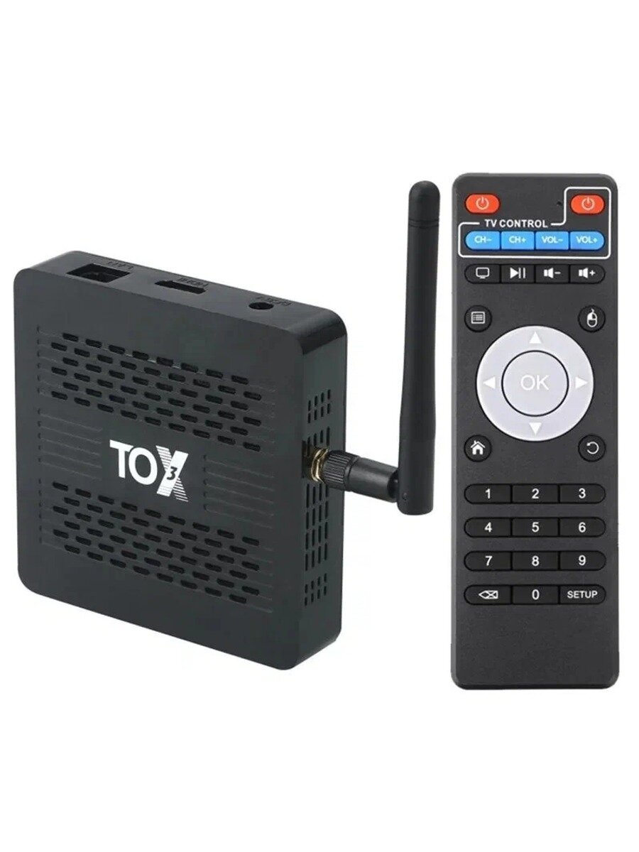 X0(P X G Y) TOX3 Smart TV Box Android 11 4 ГБ 32 Amlogic S905X4 Wifi Вилка ЕС