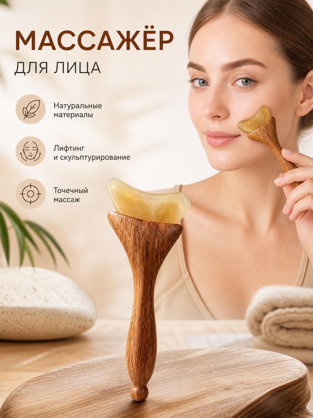 Палочка для вытягивания копыта ягненка из сандалового дерева