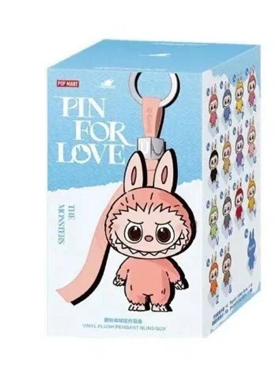 Labubu оригинал/ Labubu Pin For Love Серия 4.0Случайная фигуркаN-Z/Сюрприз коробочка