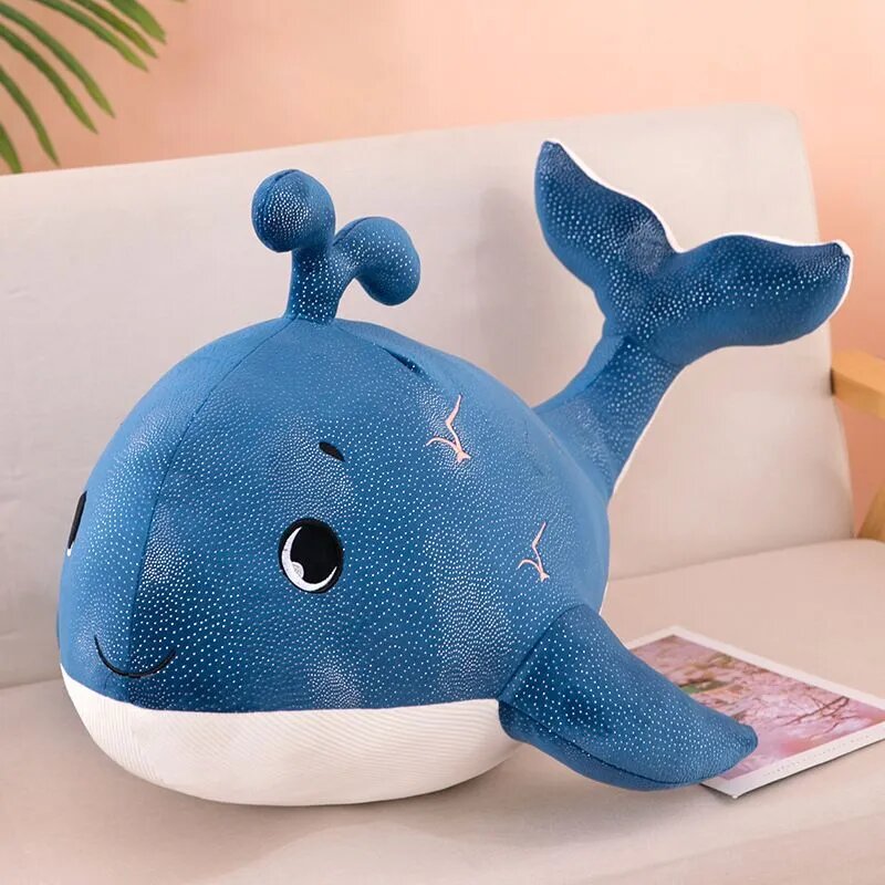 Мягкая игрушка Милые синие розовые киты плюшевые игрушки1 шт30cm для дома и офиса, подарок на праздник