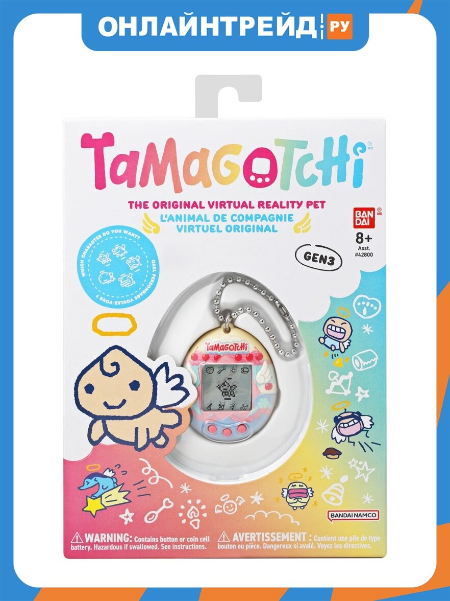 Интерактивная игрушка Bandai Тамагочи Ориджинал Энджел Кейк П3