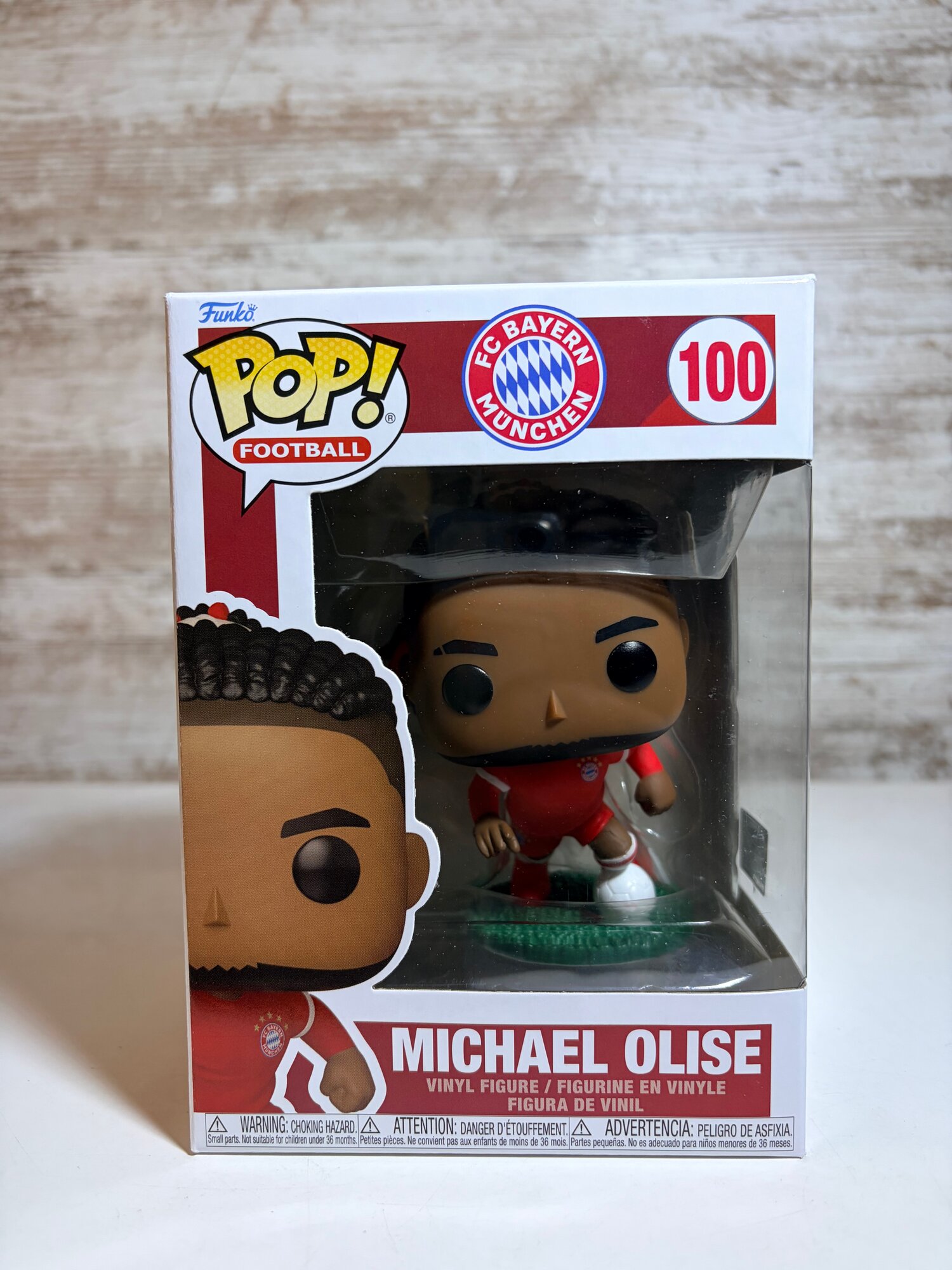 Funko pop Michael Olise, #100, FC Bayern Munchen, 10 см фигурка Фанко футбол