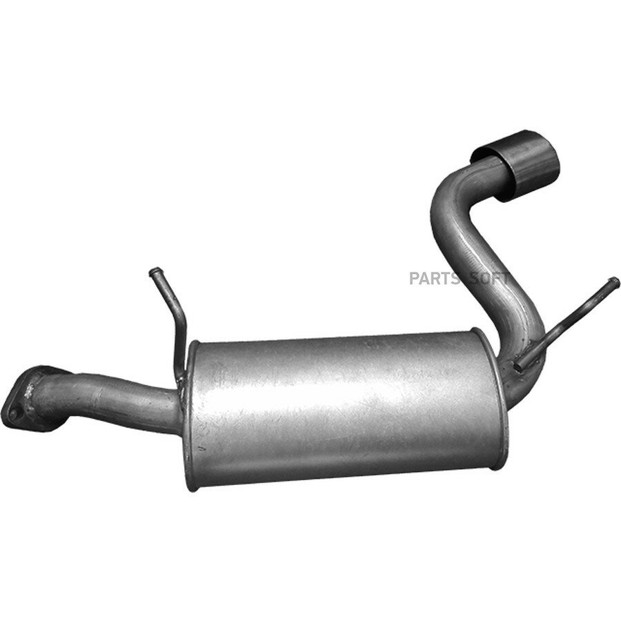 Глушитель задн. часть (левая) Chevrolet Captiva 06/06-02/11 2,0TD DPF от официального дистрибьютора, EDEX, артикул 05158